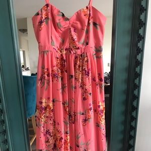 eva mendes for New York & Company | Dresses | Plus Size Floral Maxi ...